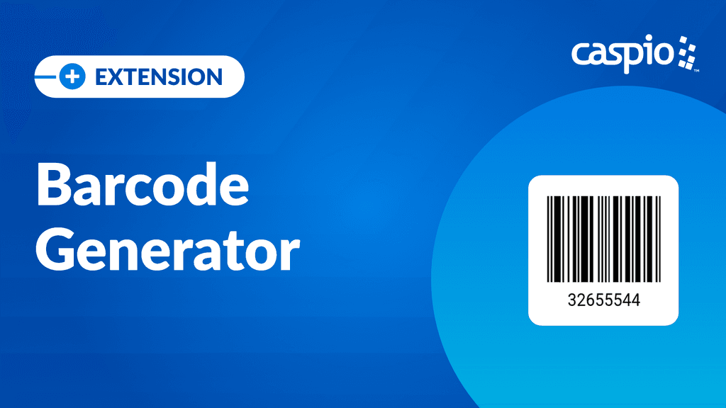 Barcode Generator Extension | Caspio Marketplace